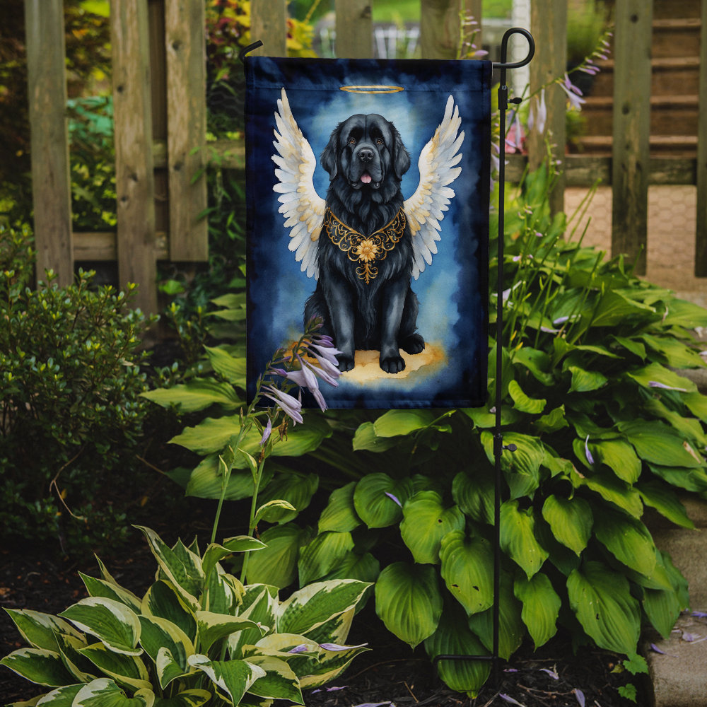 Caroline's Treasures Newfoundland My Angel Garden Flag | Wayfair