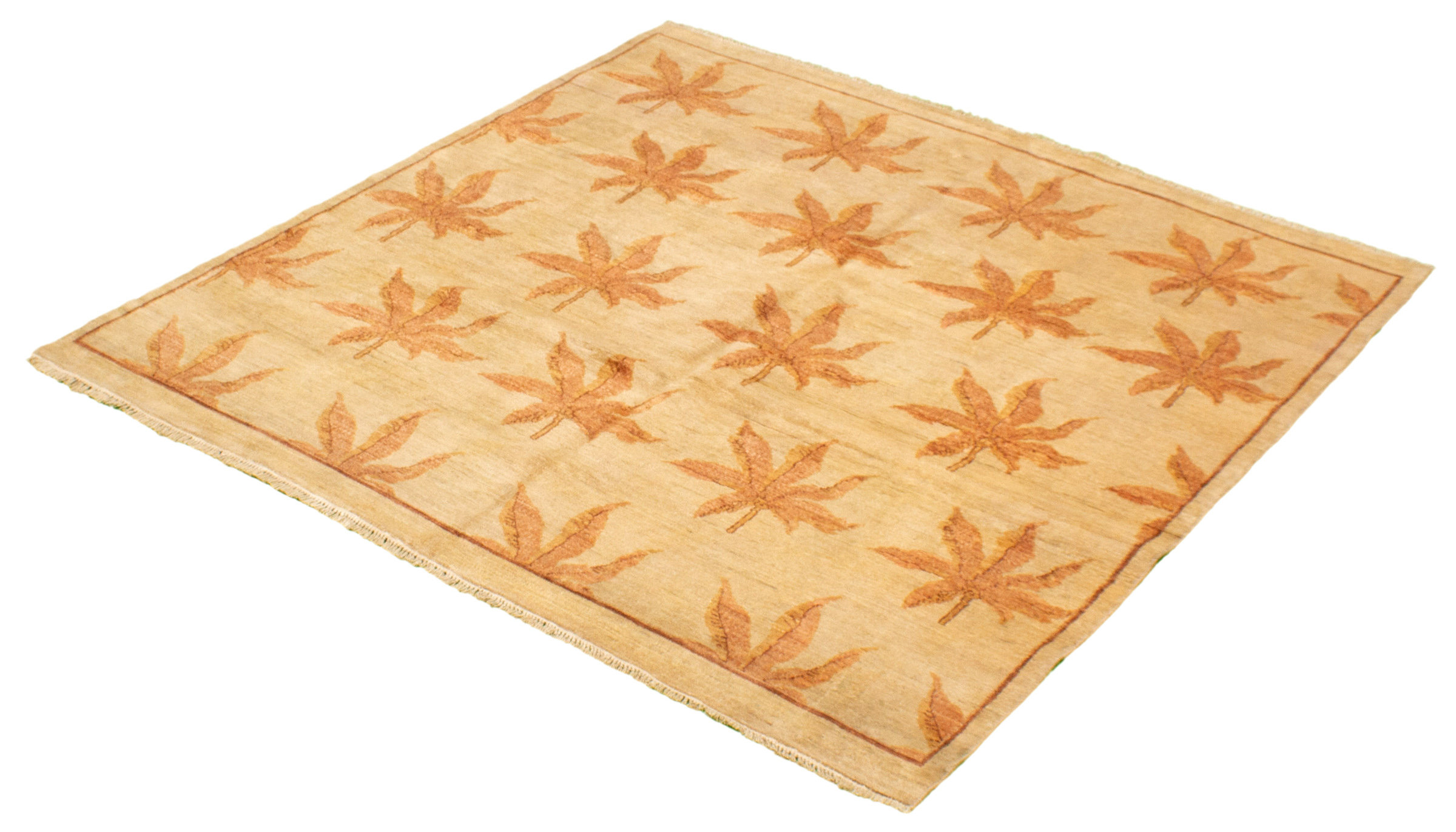 Wildon Home® Fisher Hand Knotted Wool Light Khaki Rug | Wayfair