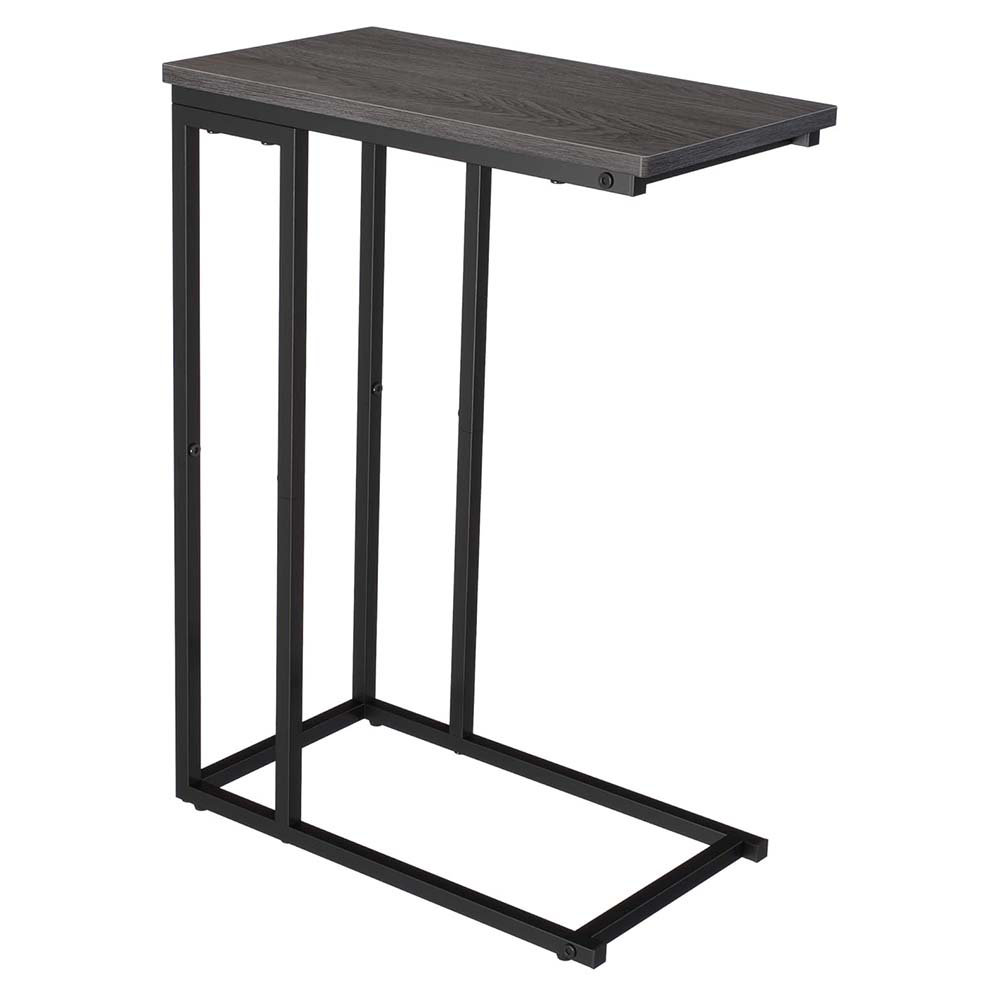 Mercer41 Small C Shaped End Table, Slim Narrow Couch Side Tables Slide ...