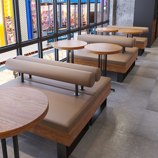 Canadian Linen High-end Simple Cafe Restaurant Card Benches Storage ...