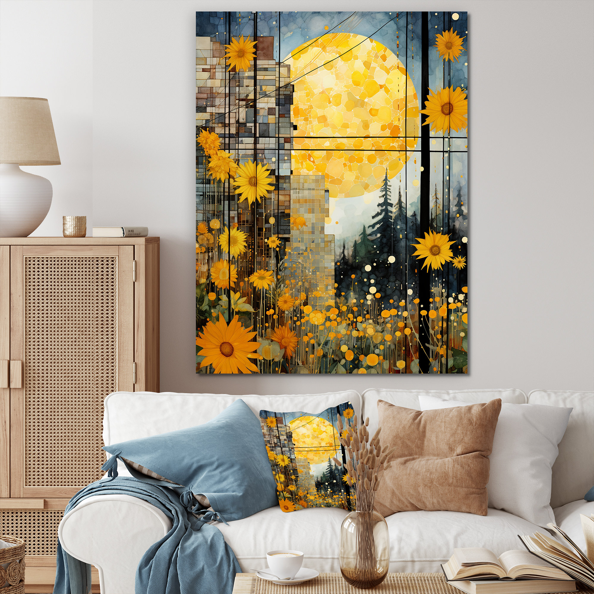 Ivy Bronx Abstract Solar Panels Sunlight Collage I - Abstract Collages ...