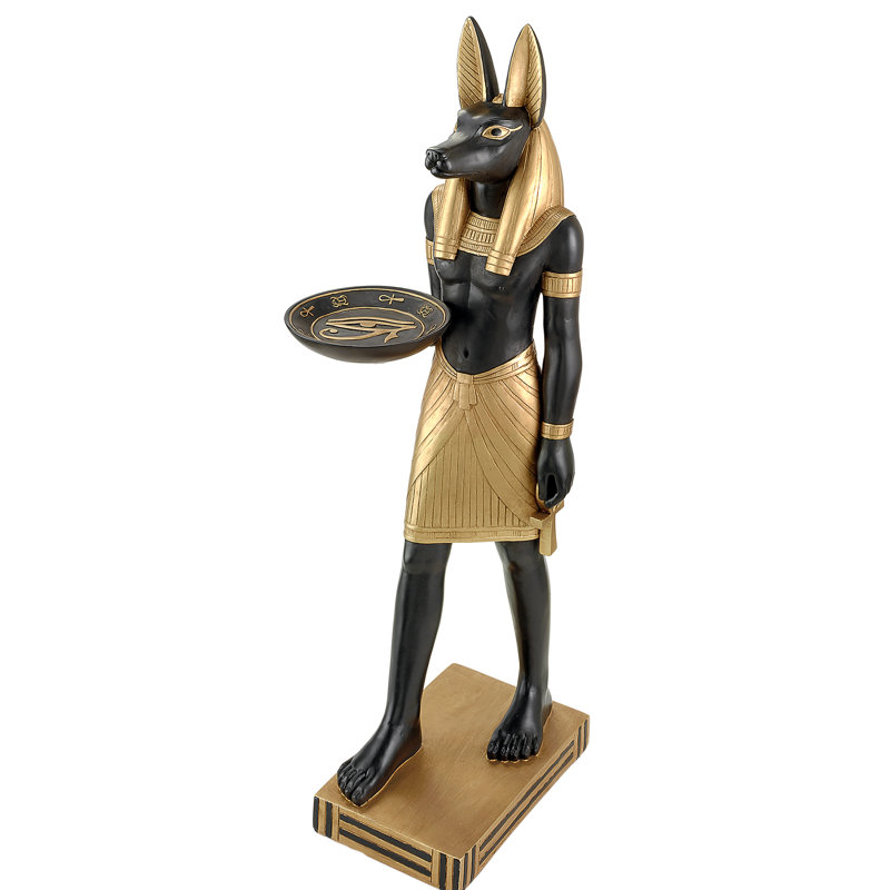 Design Toscano Anubis the Egyptian Butler Statue & Reviews | Wayfair