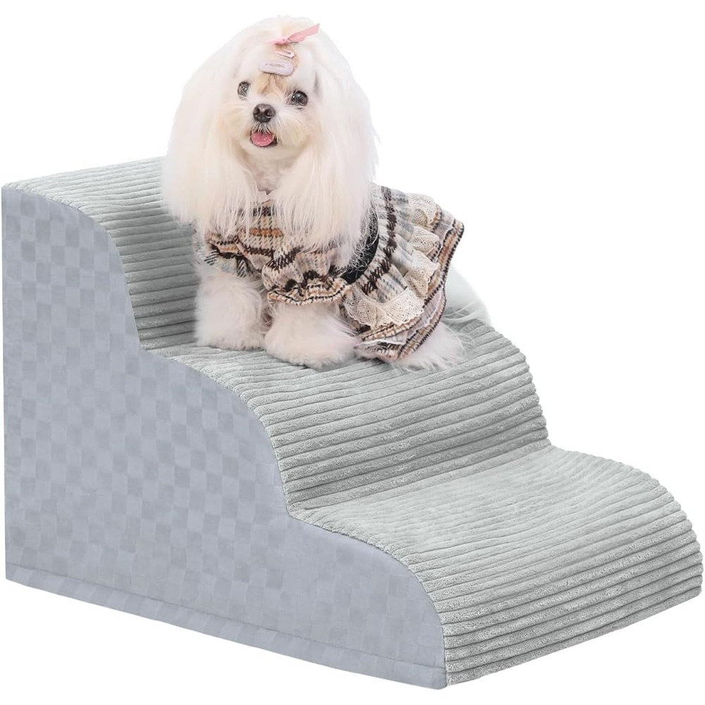 Tucker Murphy Pet™ Dog Stairs Ramp For Couch, 3-Step Pet Stairs For ...