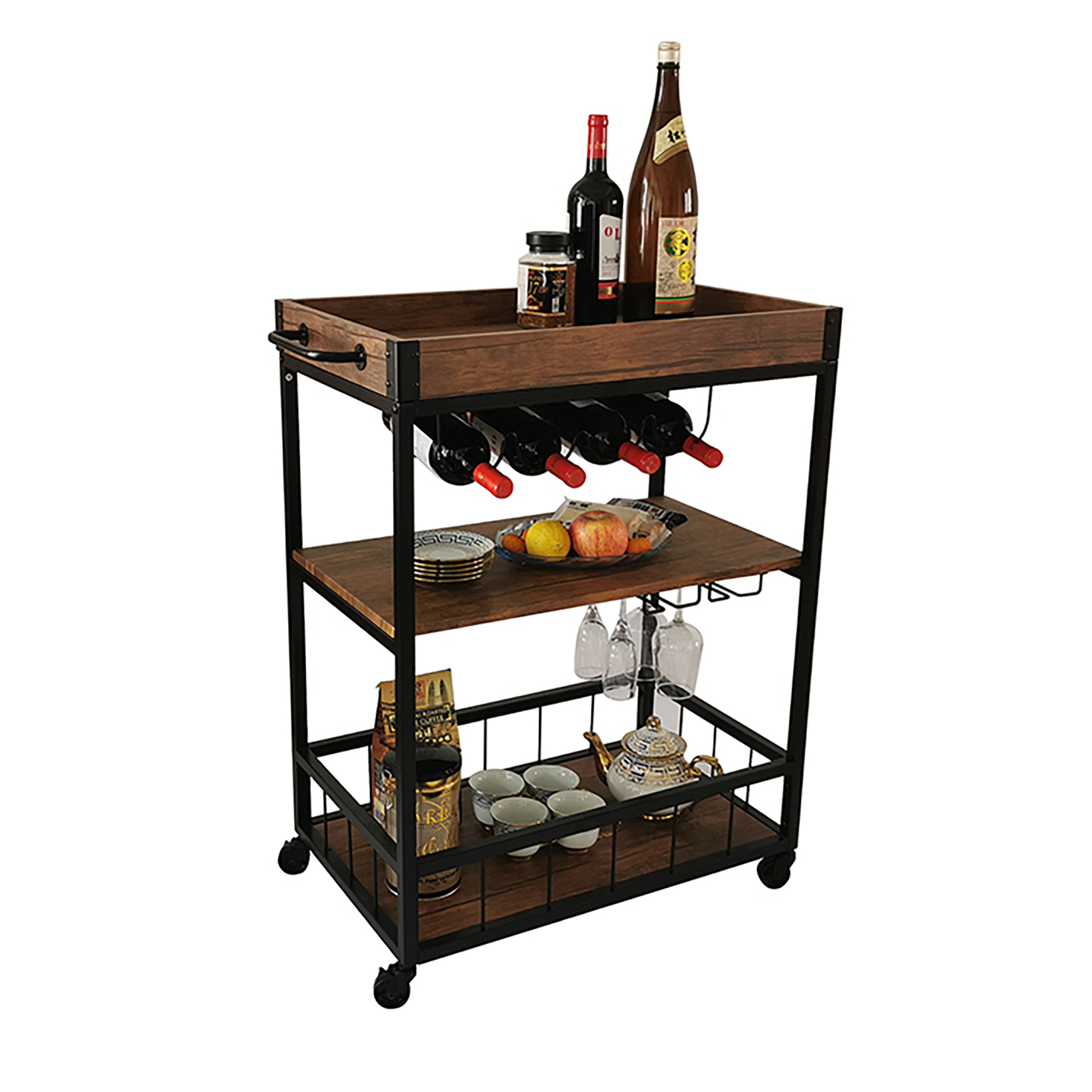 17 Stories Bar Cart - Wayfair Canada