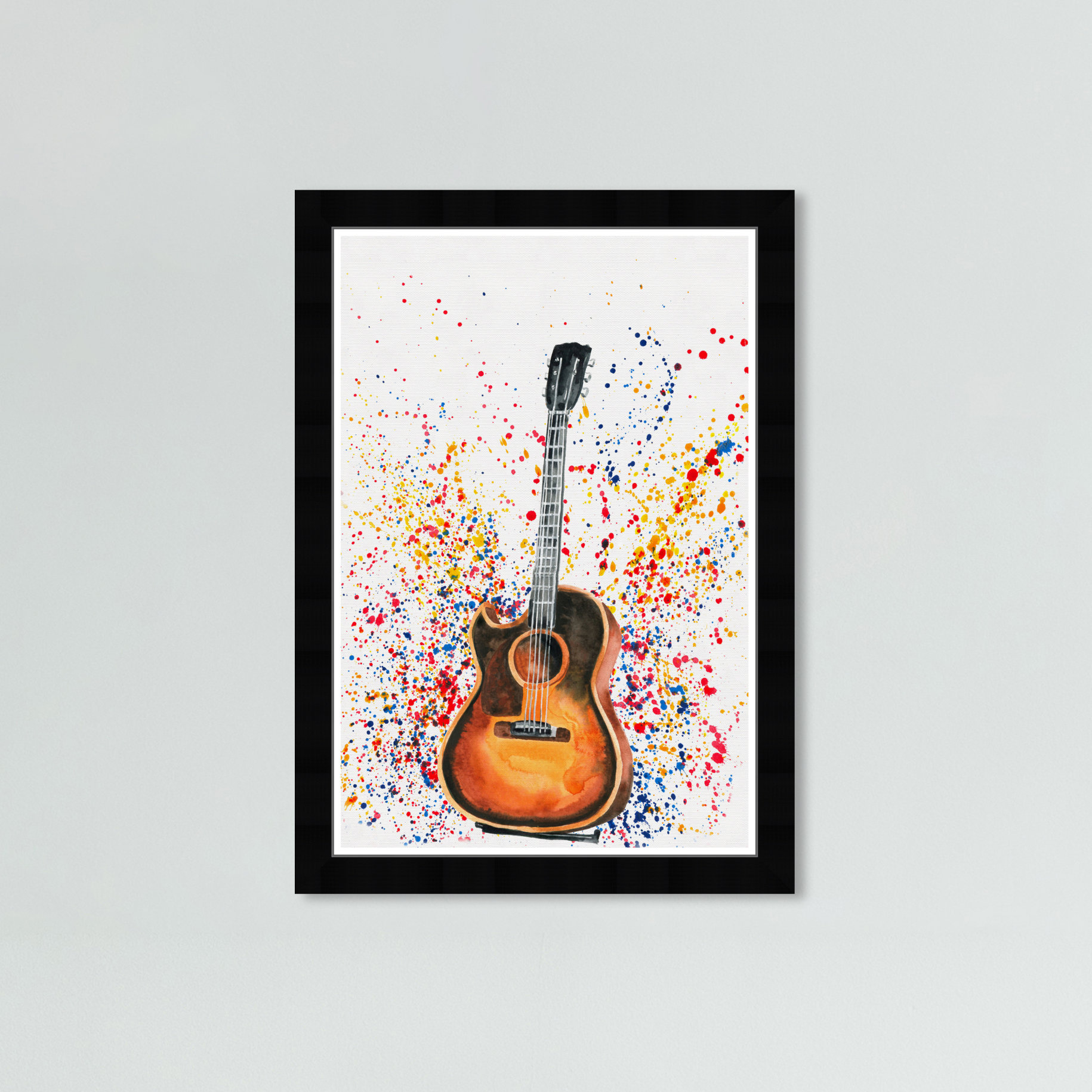 Hatcher & Ethan Guitar Splash by Hatcher and Ethan - Picture Frame ...