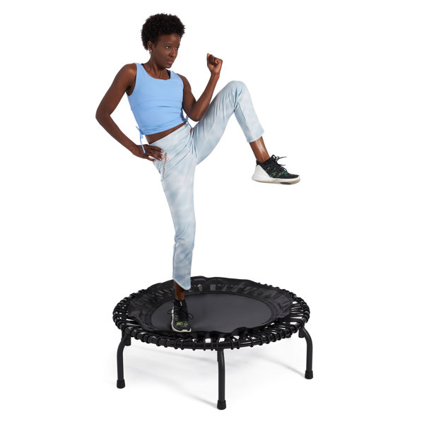 JumpSport 430 44-Inch In-Home Rebounder Fitness Trampoline with Workout ...
