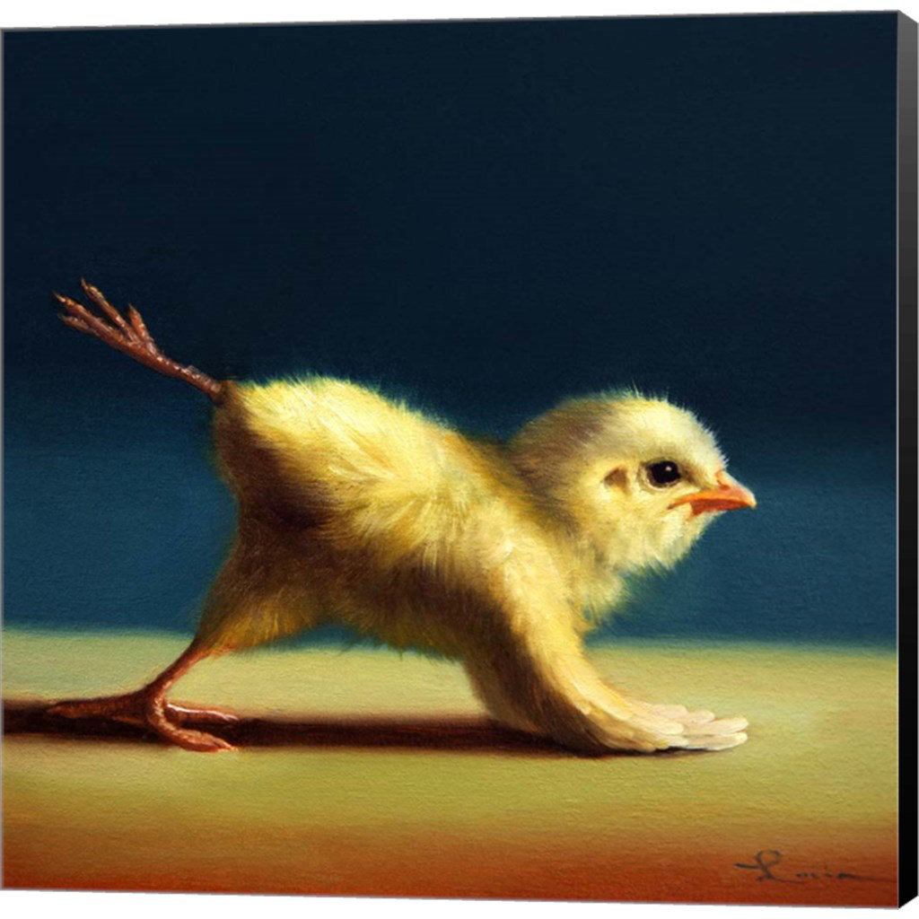 Trinx Yoga Chick Mule Kick By Lucia Heffernan, Canvas Wall Art ...