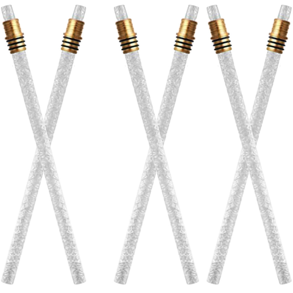 Dakota Fields 6Pcs Kerosene Oil Lamp Wine Bottle Wicks Fiberglass ...