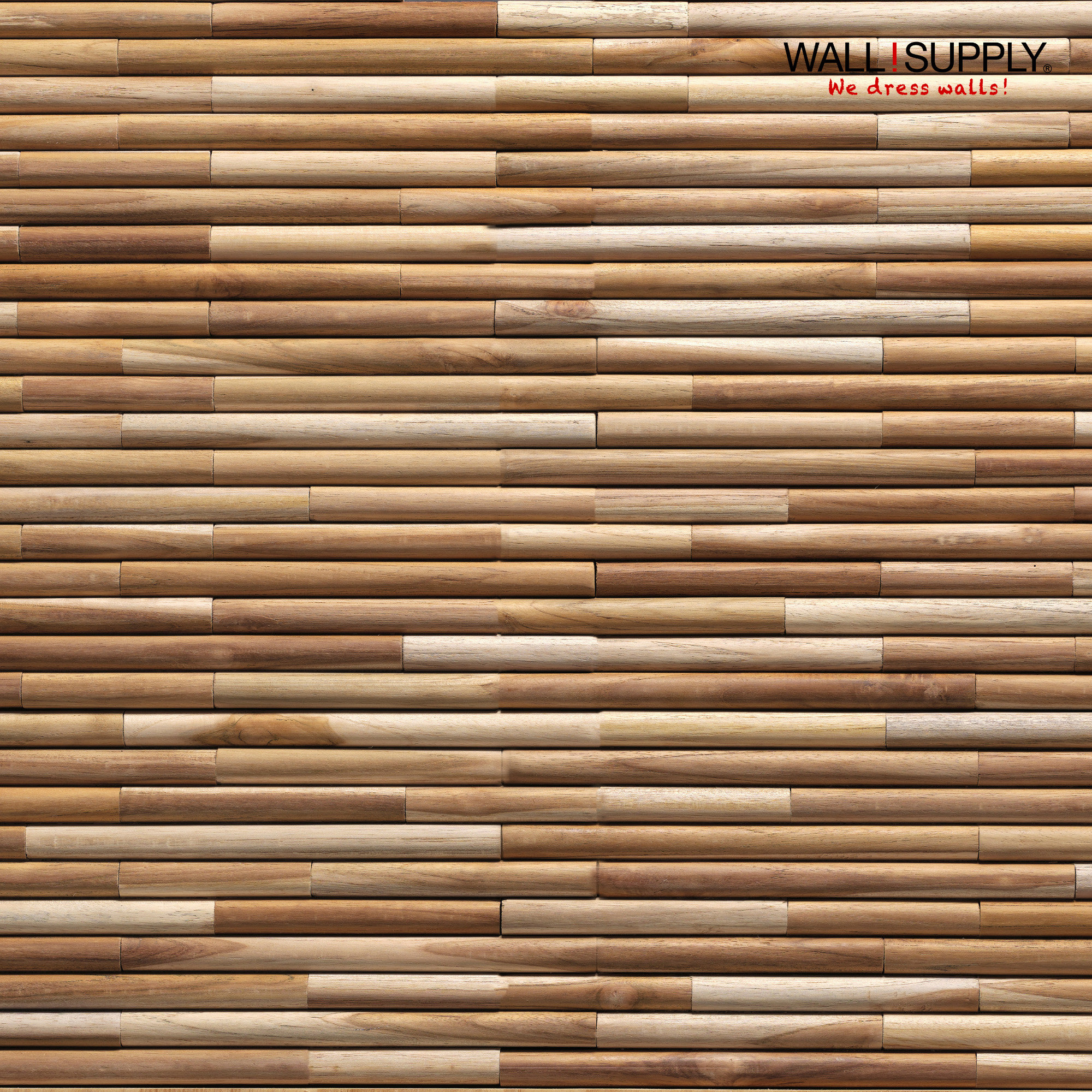 Wall!Supply 7.78" x 19.69" Reclaimed Wood Wall Paneling in Natural (10 ...