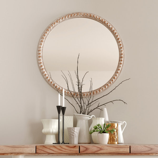Bungalow Rose Joseba Round Wall Mirror & Reviews | Wayfair