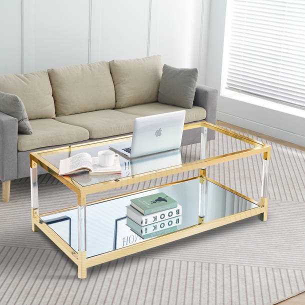 Mercer41 Stark Glass Top Nesting Tables & Reviews | Wayfair