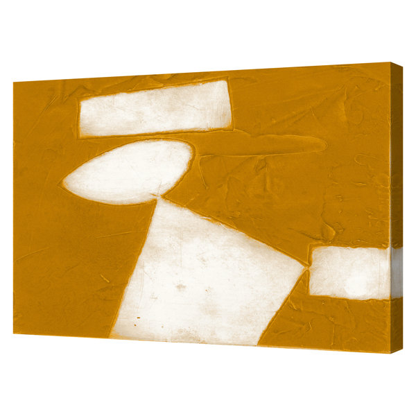 Grand Image Ochre " Ochre 2 " by Susan Gillette Painting Print | Wayfair