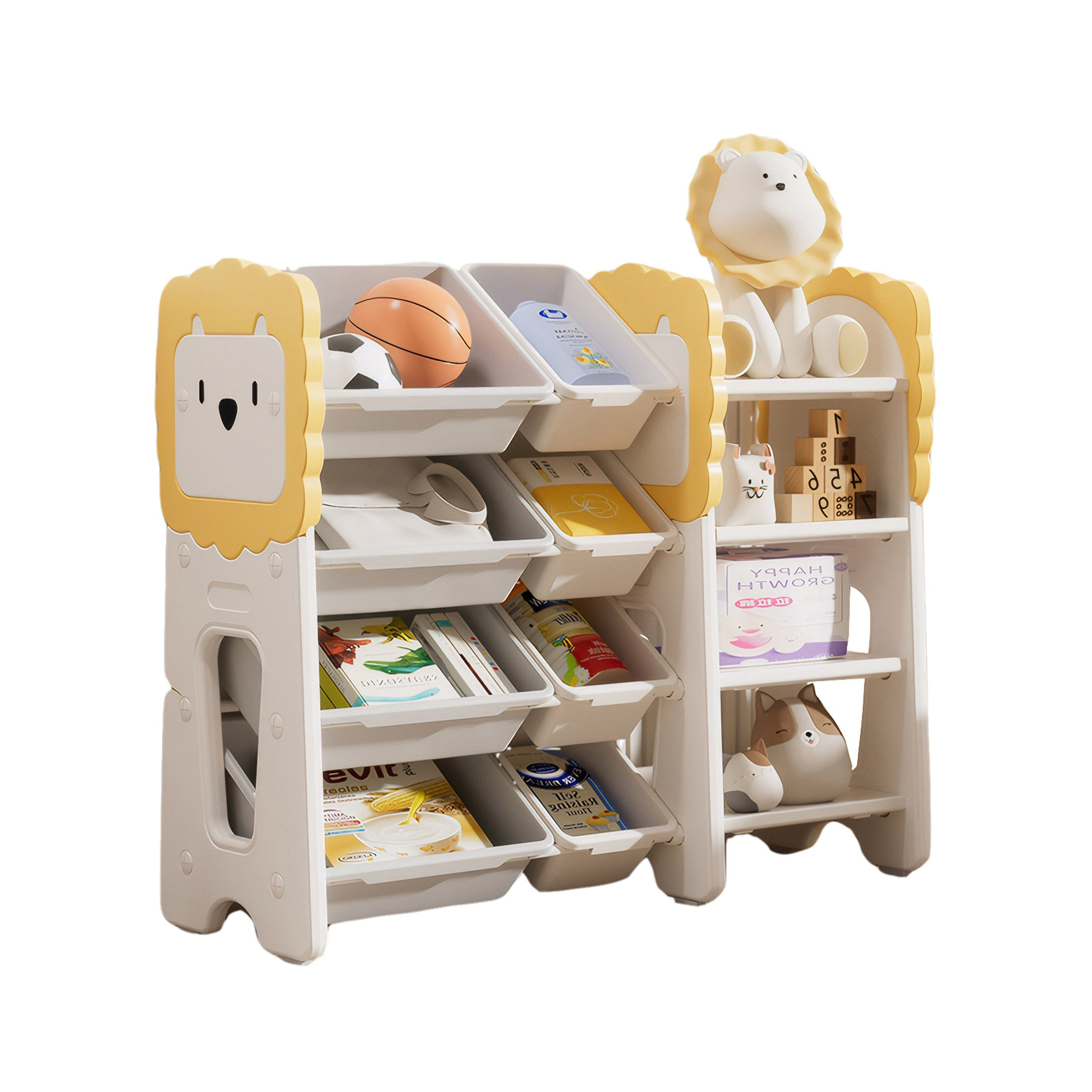 Indigo Safari Kids Bookshelf and Toy Storage | Wayfair