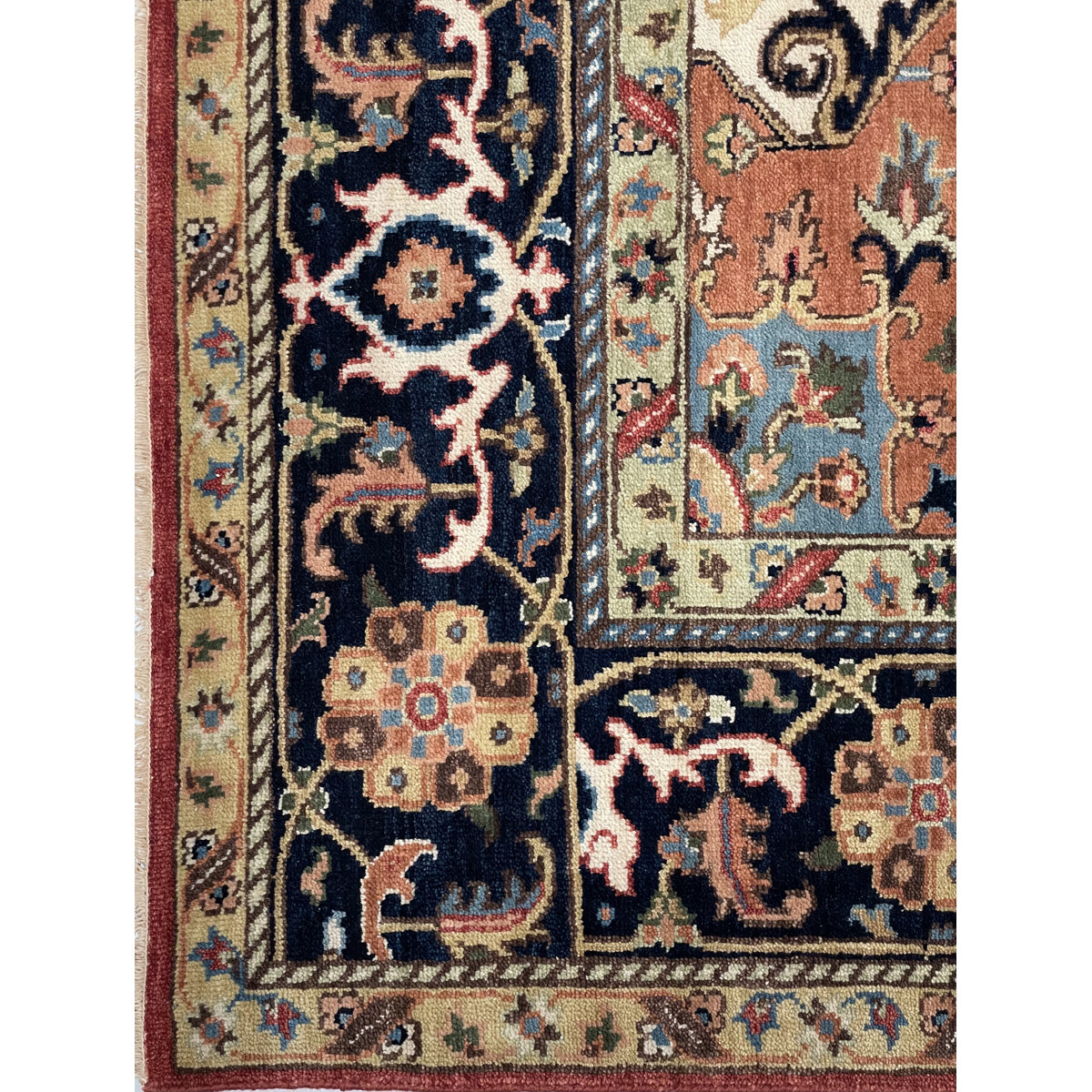 Continental Rug Company Royale Heriz Hand-Knotted Wool Indoor Area Rug ...