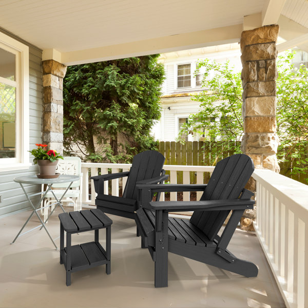 KINGYES Adirondack Chair With End Table - Wayfair Canada