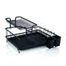 Swan SWKA5070BLK Stealth 15 Plate Dish Rack with Removable Cutlery ...