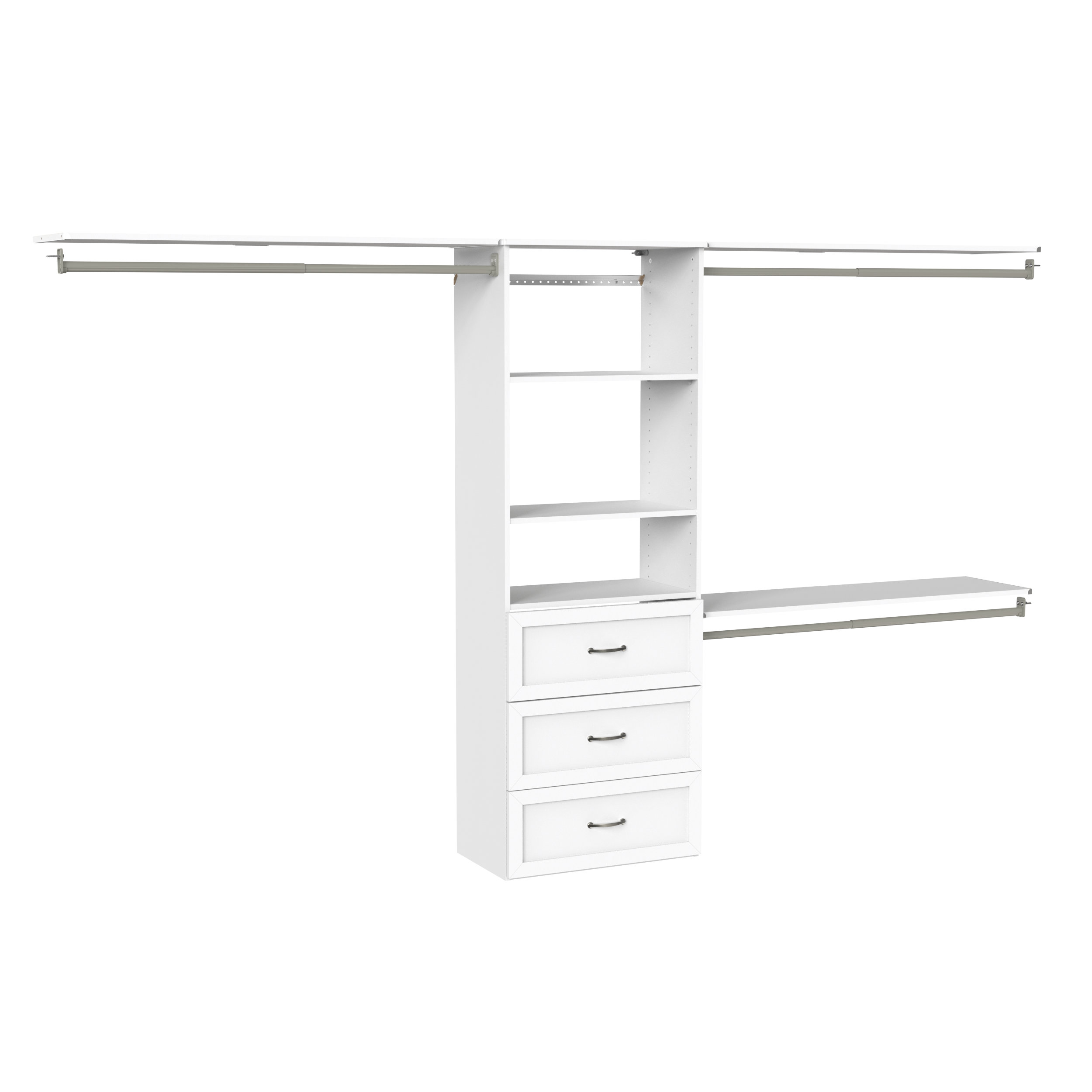 ClosetMaid Hanging Tower with Top Shelves and Traditional Drawers ...