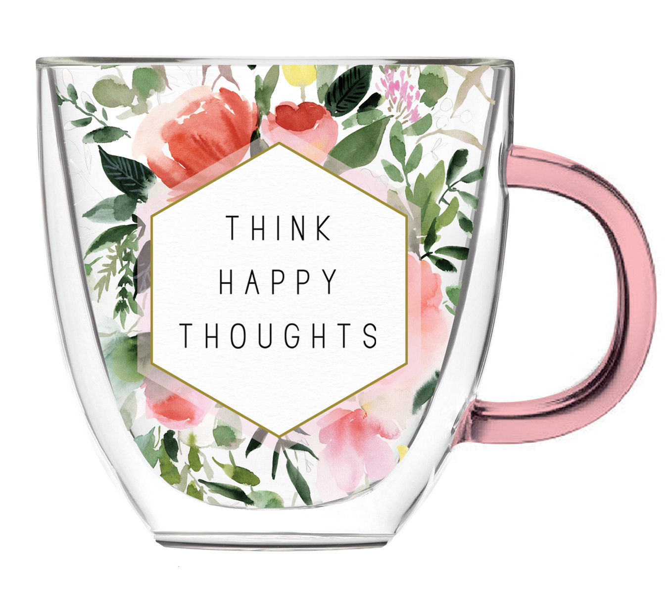 House of Hampton® Happy Life Coffee Mug | Wayfair