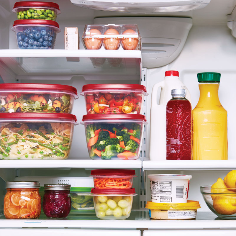 Rubbermaid Vented Easy Find Lid Food Storage Container, 34 Piece Set ...