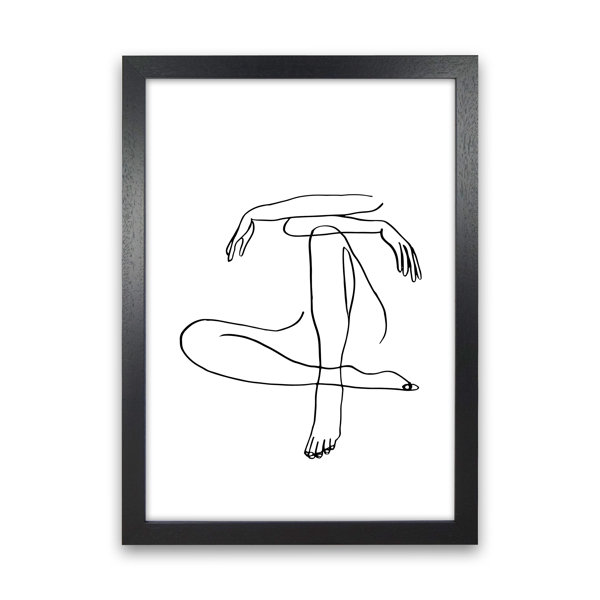 Metro Lane Sitting Legs Arms Crossed - Graphic Art & Reviews | Wayfair ...