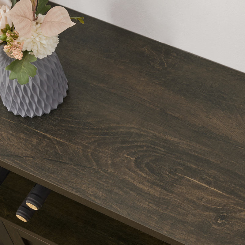 Gracie Oaks Shik Industrial Bar Cabinet & Reviews | Wayfair