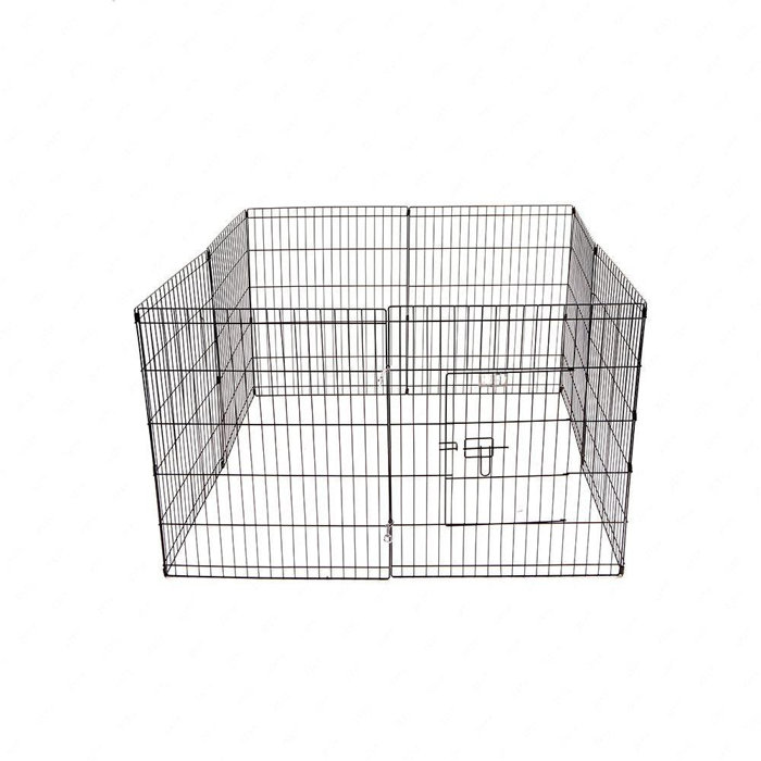 Winado 8 Panel Metal Exercise Pen With Door | Wayfair