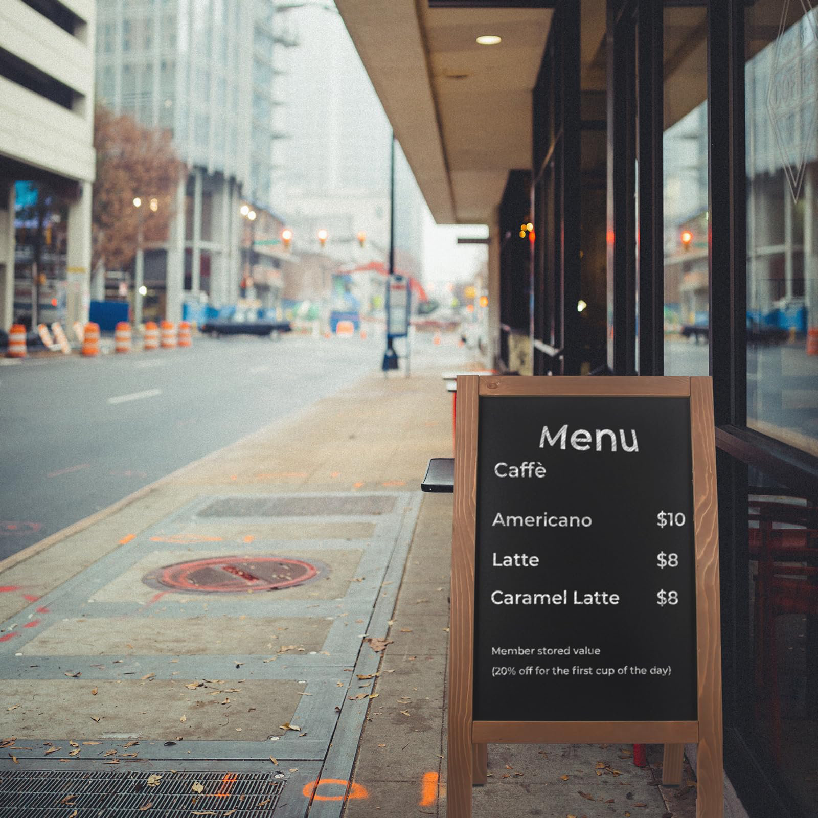 XIXIXIANGRONGAA Chalkboard Sign 40X20'' Outdoor Chalk Board Signs ...