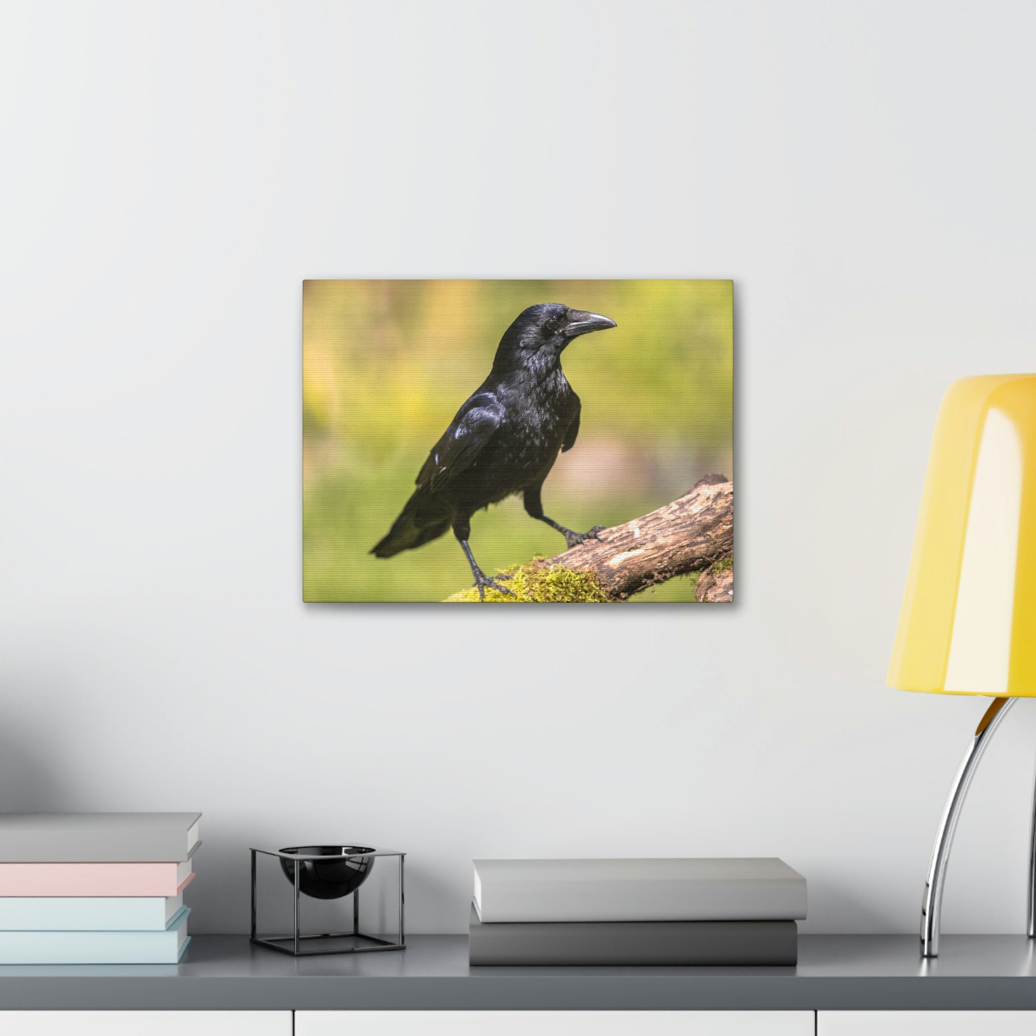 Ebern Designs Majestic Crow Art Majestic Crow Print Animal Wall Art ...