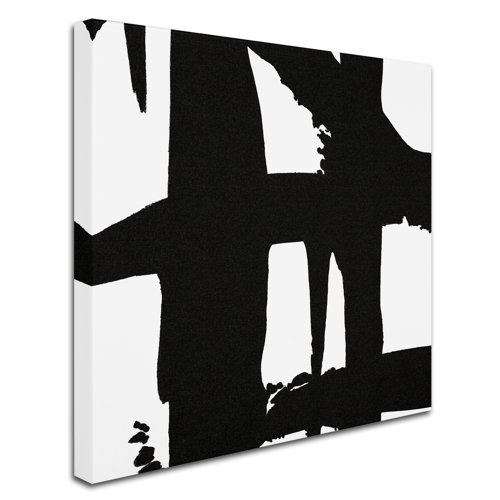 Wrought Studio Crossing Paths I - Graphic Art Print on Wrapped Canvas ...