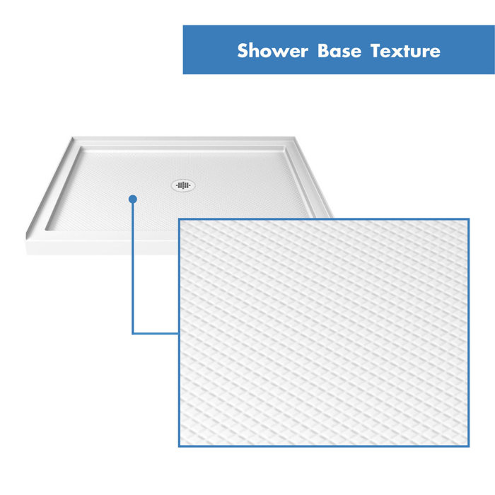 DreamLine SlimLine 32" x 32" Single Threshold Shower Base & Reviews ...