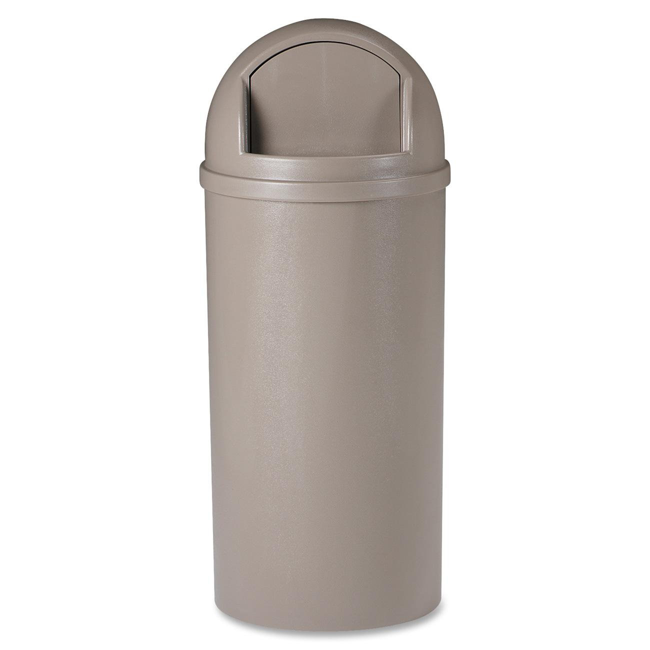 Rubbermaid Commercial Products Container 15 Gallon Swing Top Trash Can ...