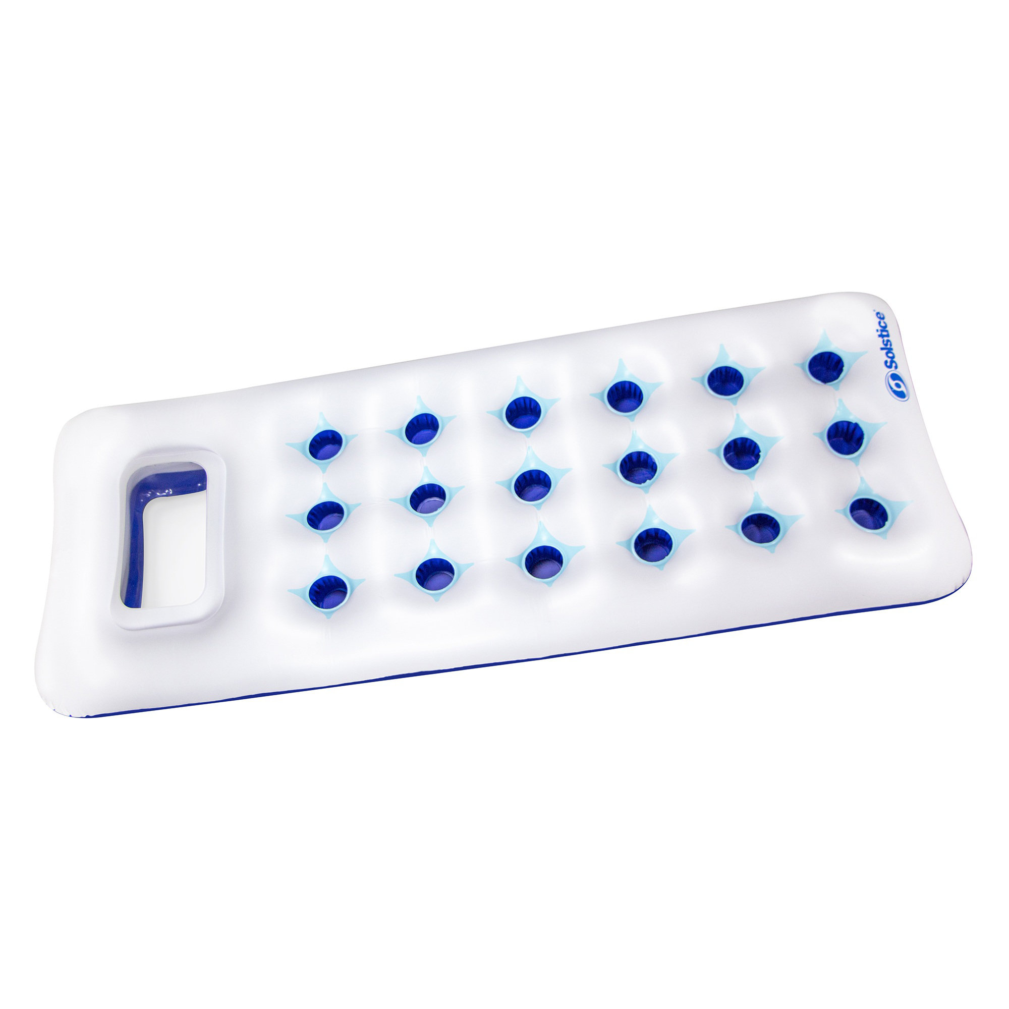 Pool Central 69" Blue Inflatable Window Lounger Mattress Pool Float ...