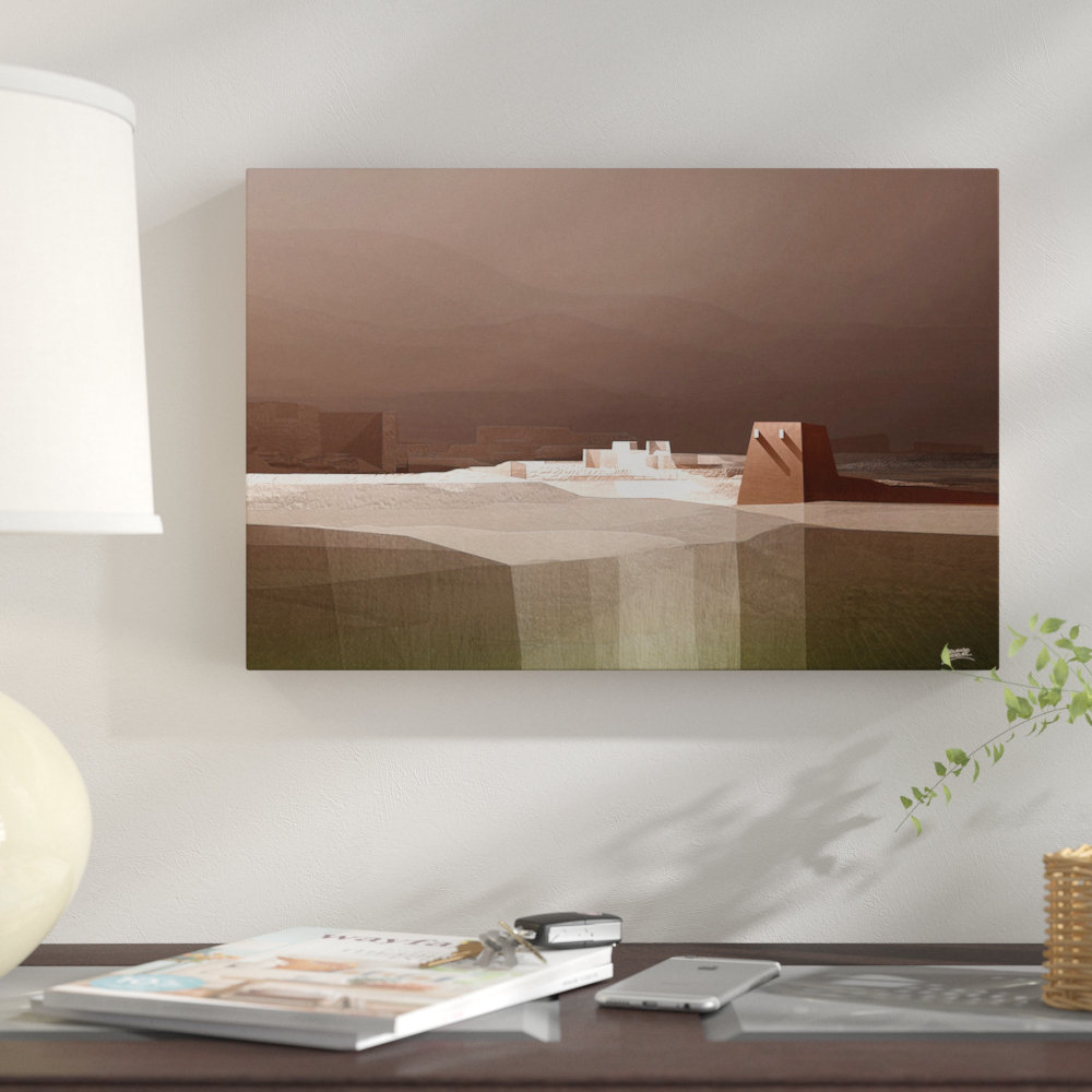 East Urban Home 'Marvelous Landscape I' Graphic Art Print on Canvas ...