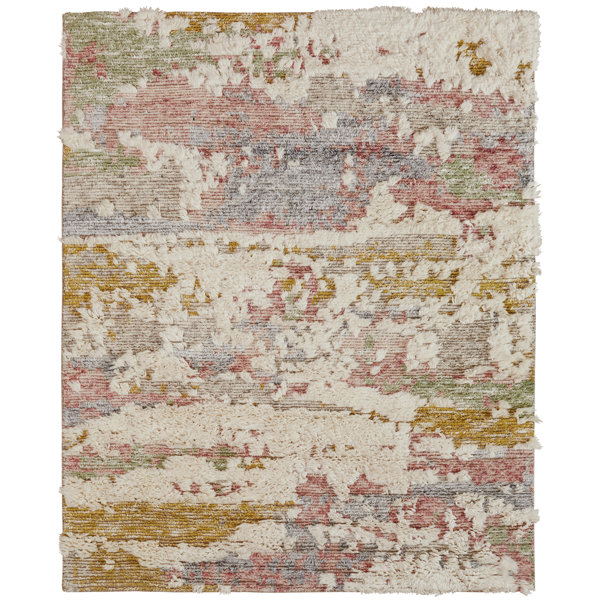 Bungalow Rose Helenville Wool Abstract Rug & Reviews | Wayfair