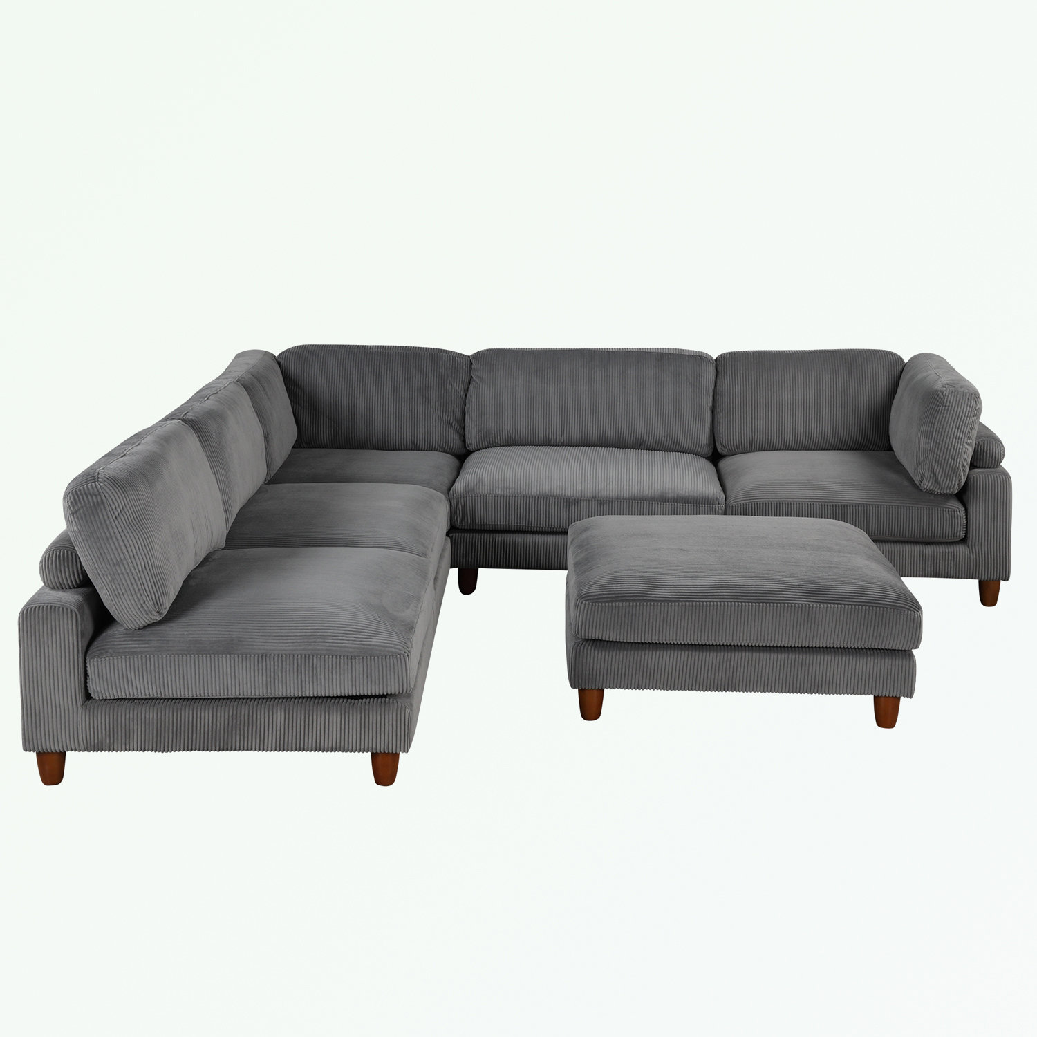 hanada Sectionals 6 - Piece Upholstered Sectional | Wayfair