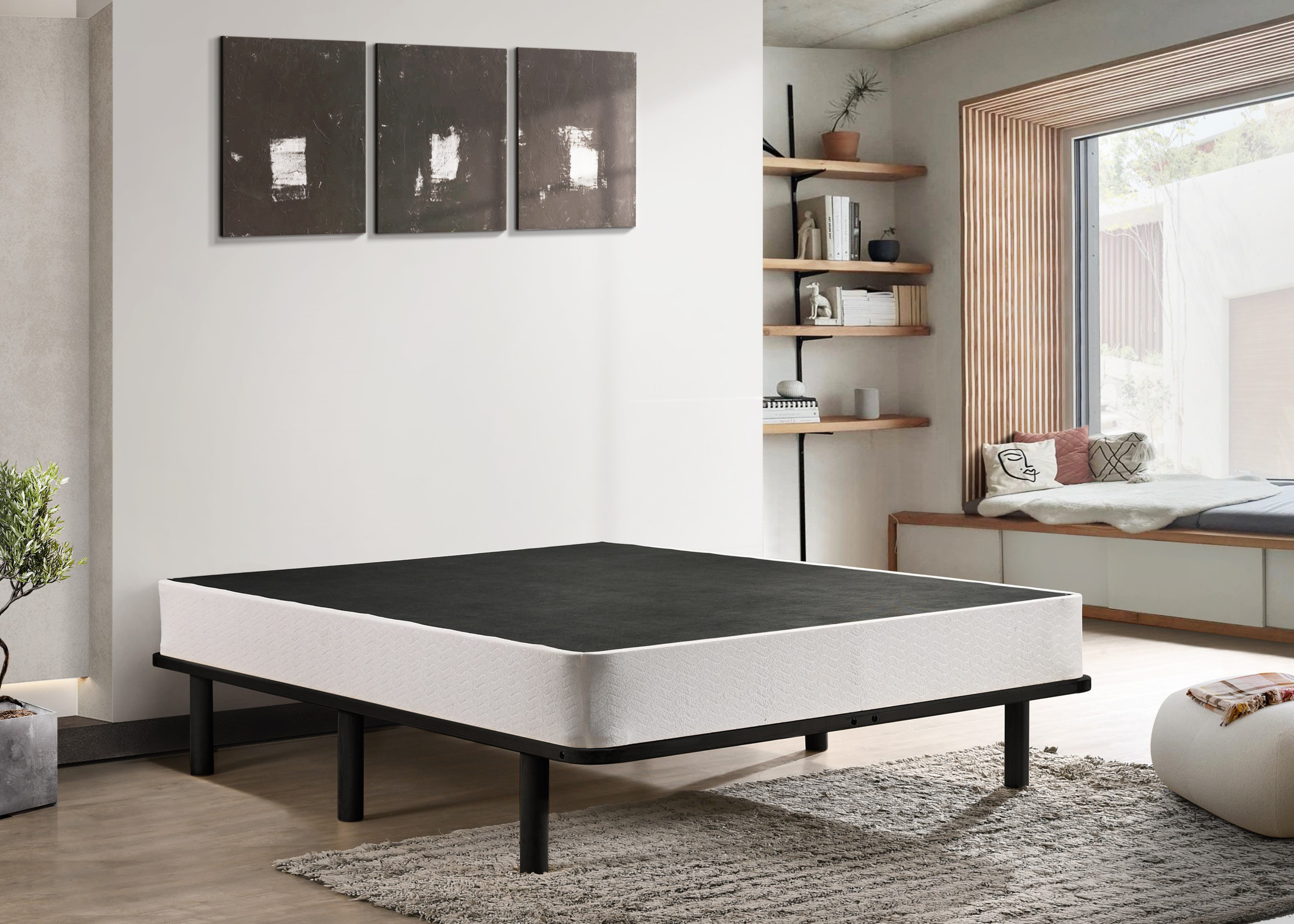 Alwyn Home Brambory 8'' Metal Box Spring & Reviews | Wayfair