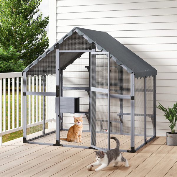 Archie & Oscar 3 in 1 All-Season Extra-Large Cat Enclosure,Walk-in ...
