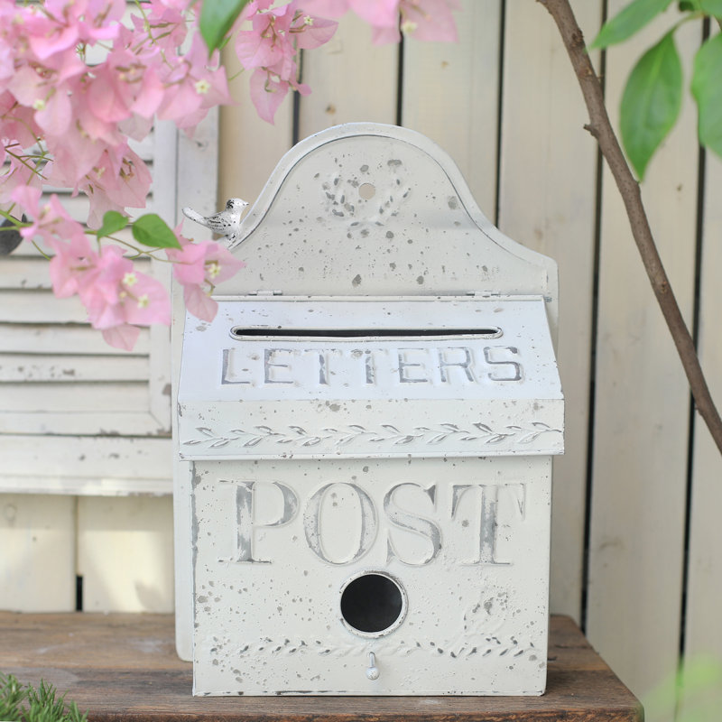 All Chic Shabby Vintage Wall Maunted Mailboxes | Wayfair
