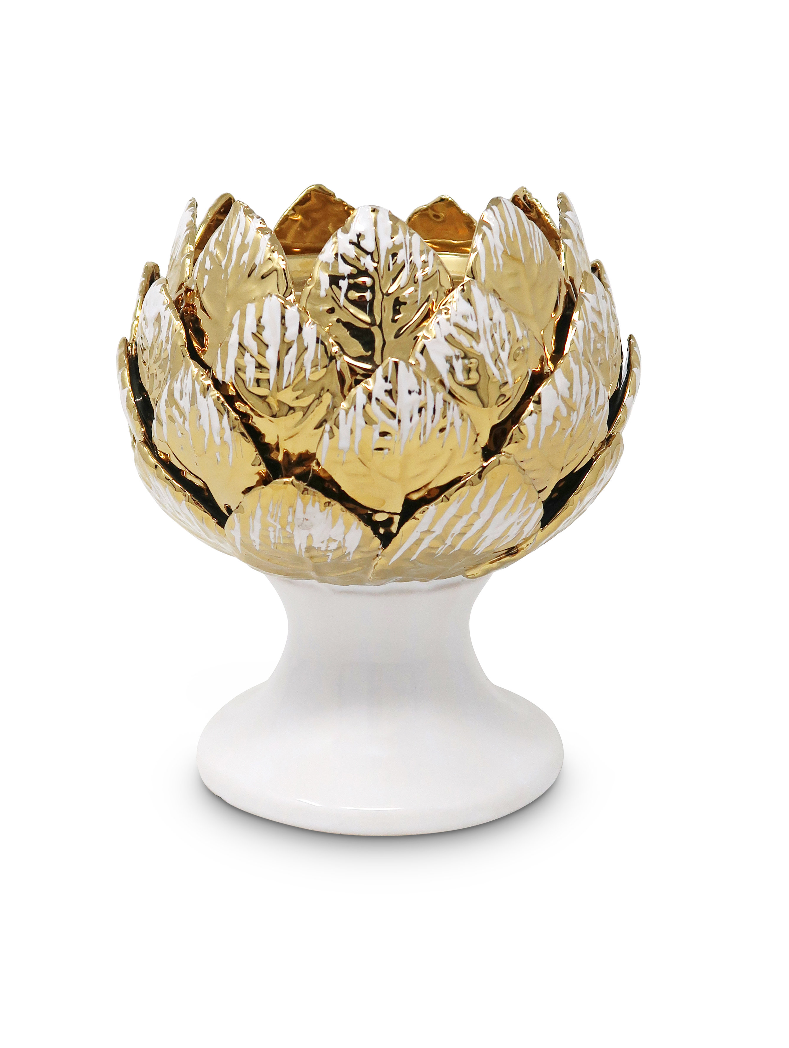 House of Hampton Leaf Design Tealight Holder - Wayfair Canada