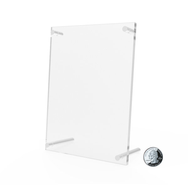 Wrought Studio™ Acrylic Picture Frame4 x 6" with Standoff Hardware ...