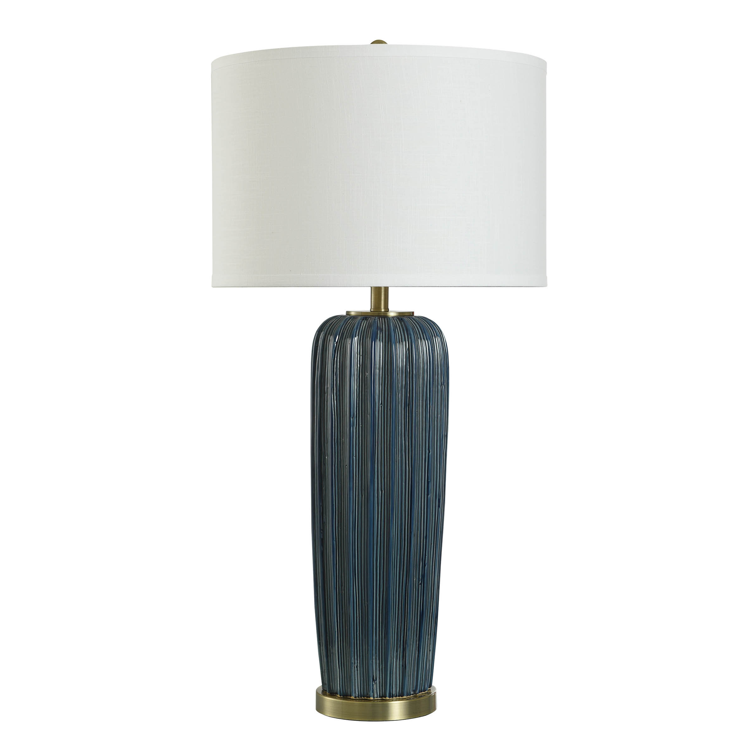 Everly Quinn Taylun - Ceramic Table Lamp - Off-White Shade | Wayfair