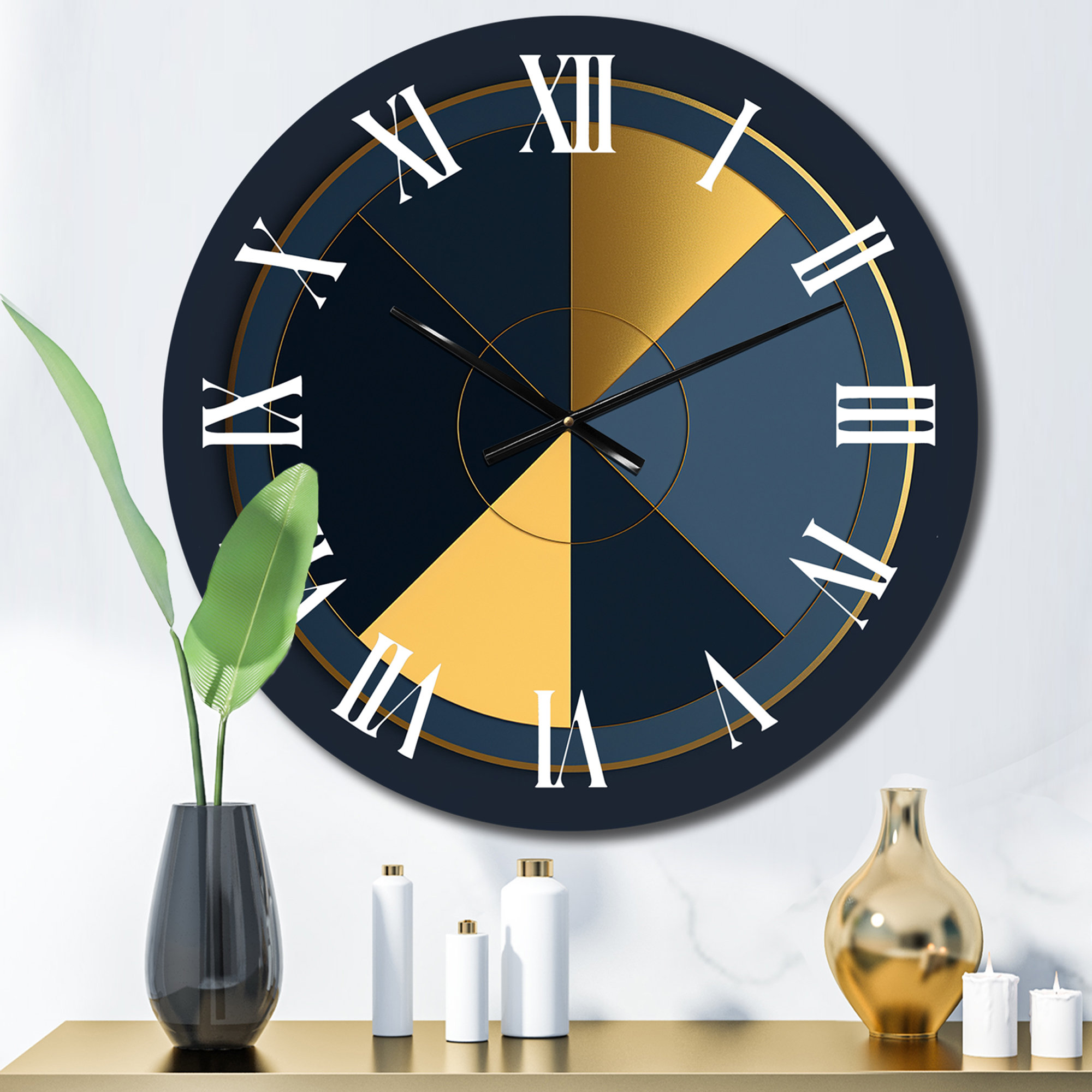 Design Art Sacramental Blue Minimal Sacred Geometry Seal II - Modern ...