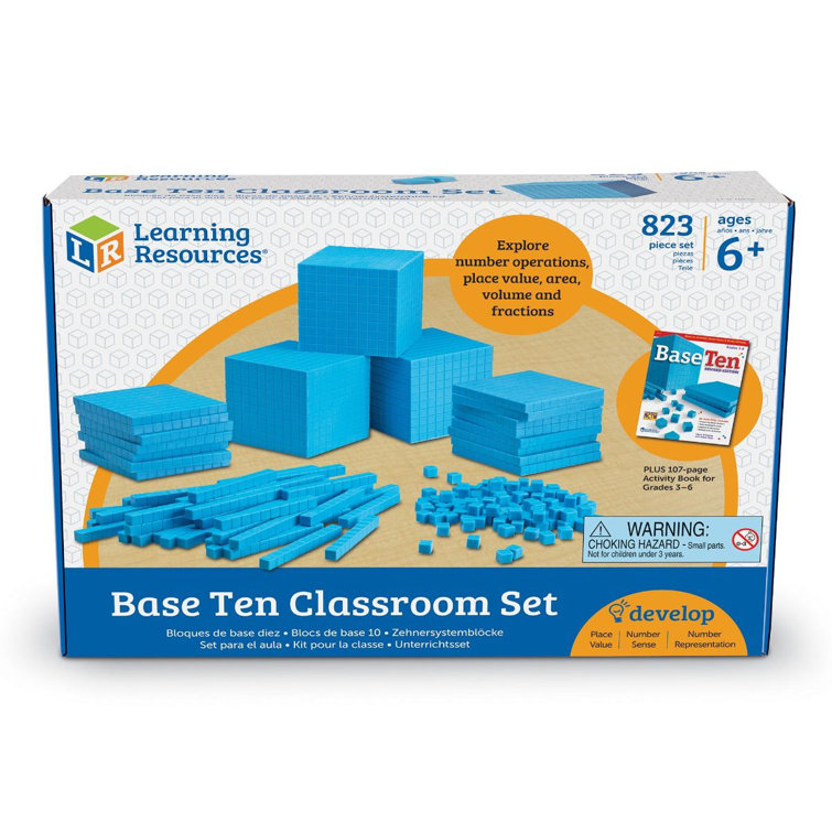Learning Resources Base Ten Class Plastic Set - Wayfair Canada