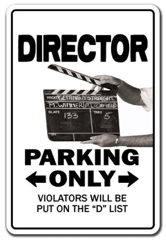 SignMission Director Parking Only SIgn | Wayfair