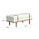 Wade Logan® Azayvion Upholstered Bench with Wood Base & Reviews | Wayfair