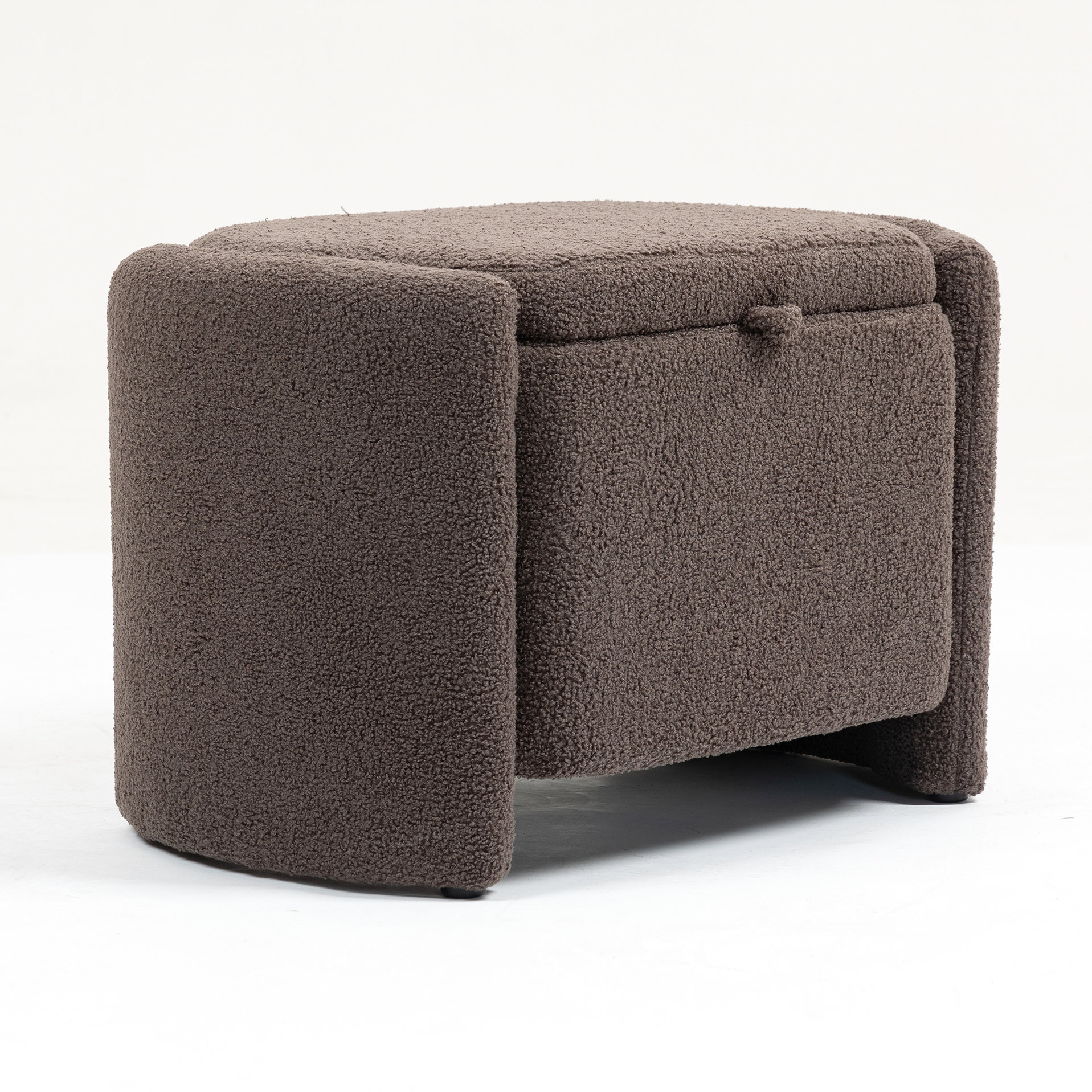 George Oliver Mid Century Modern Velvet Armchair With Wood Frame ...