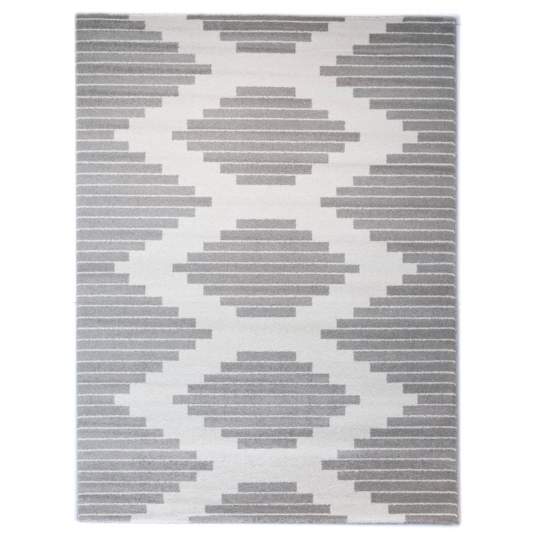 Balta Elle Geometric Navy Blue Area Rug | Wayfair