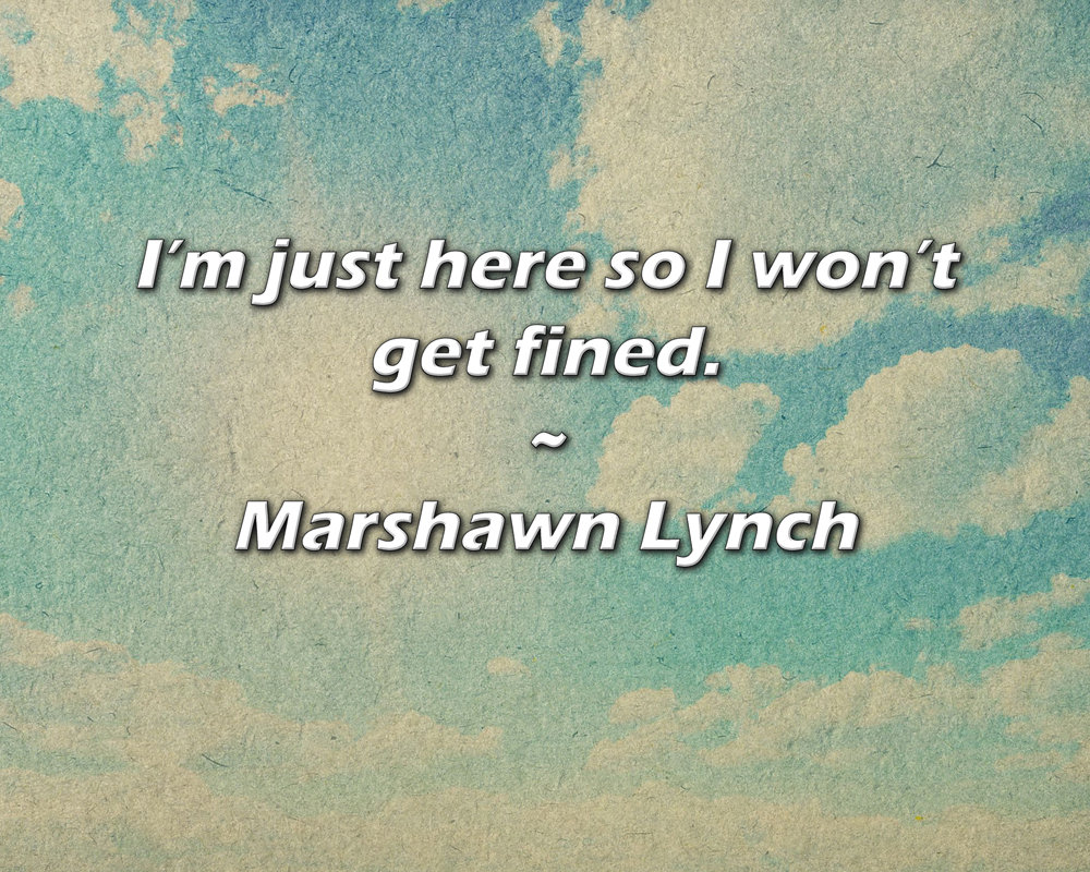 Rosecliff Heights Artsy Quote "I’m just here so I won’t get fined." By ...