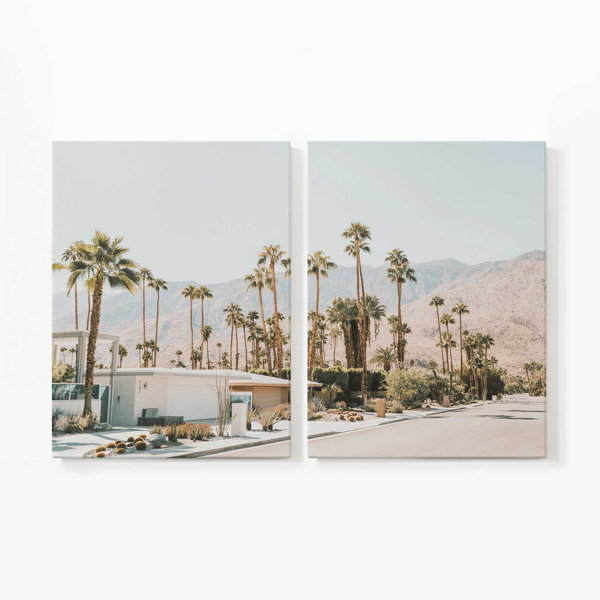 Frametolia The Hills | 2 Panel Split Large Canvas Print | Wayfair