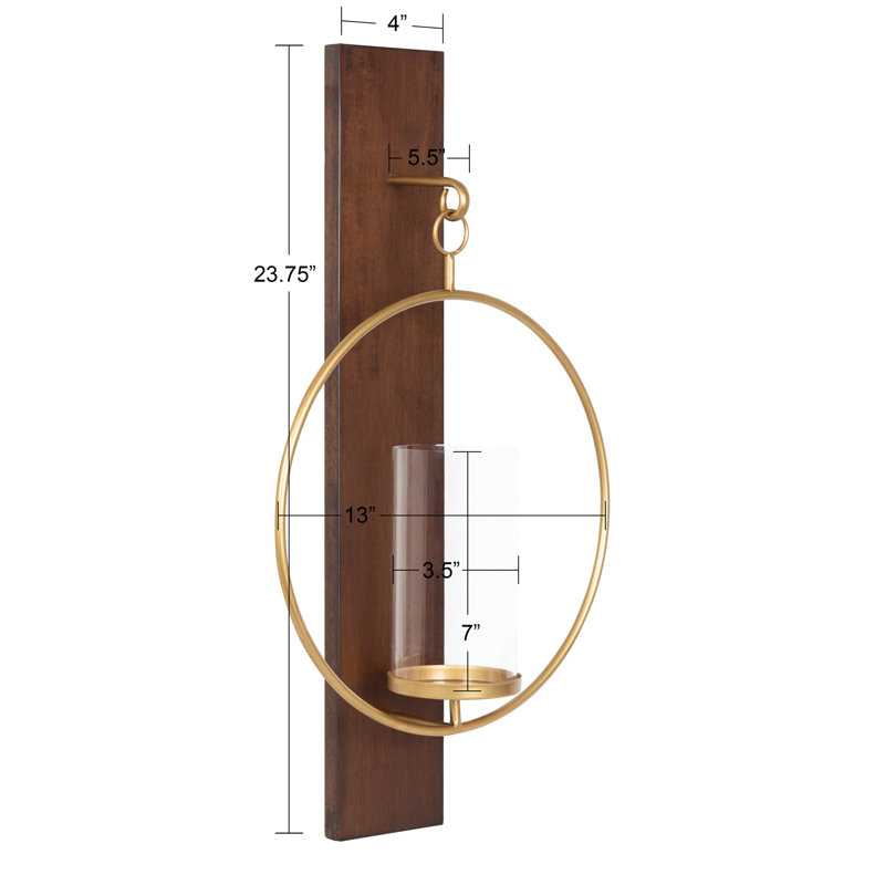 Mercer41 Loflin 23.75'' Wood Wall Sconce & Reviews - Wayfair Canada